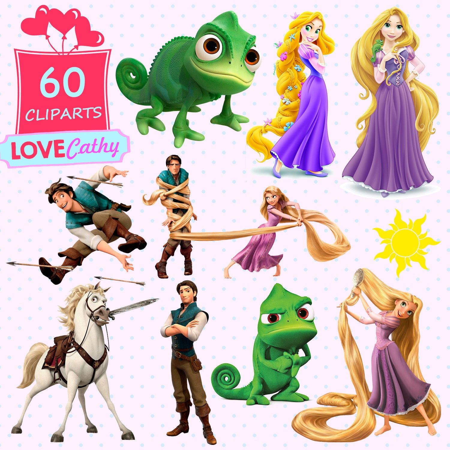 Tangled Clip Art Film