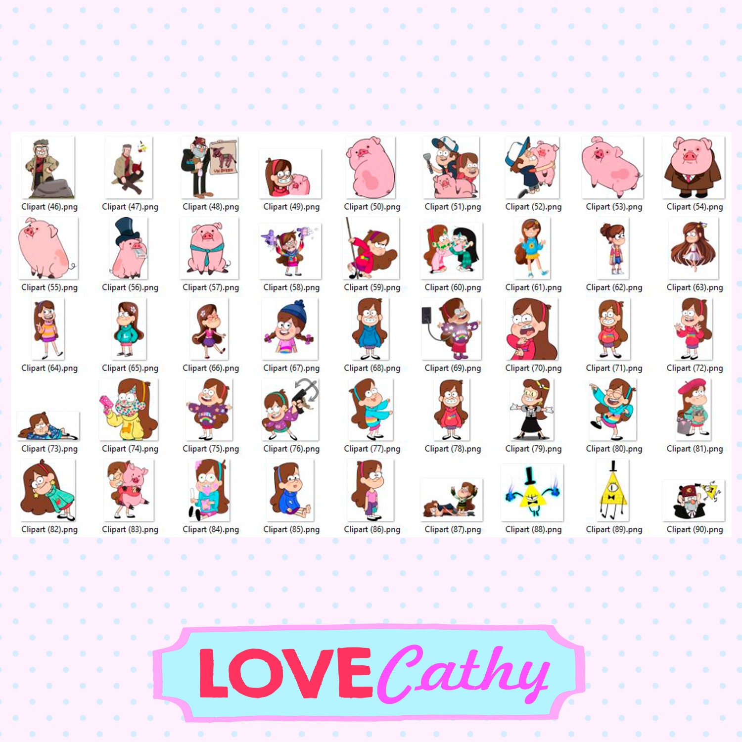 Gravity Falls, Dipper Pines, Mabel Pines, Clipart Digital, PNG ...