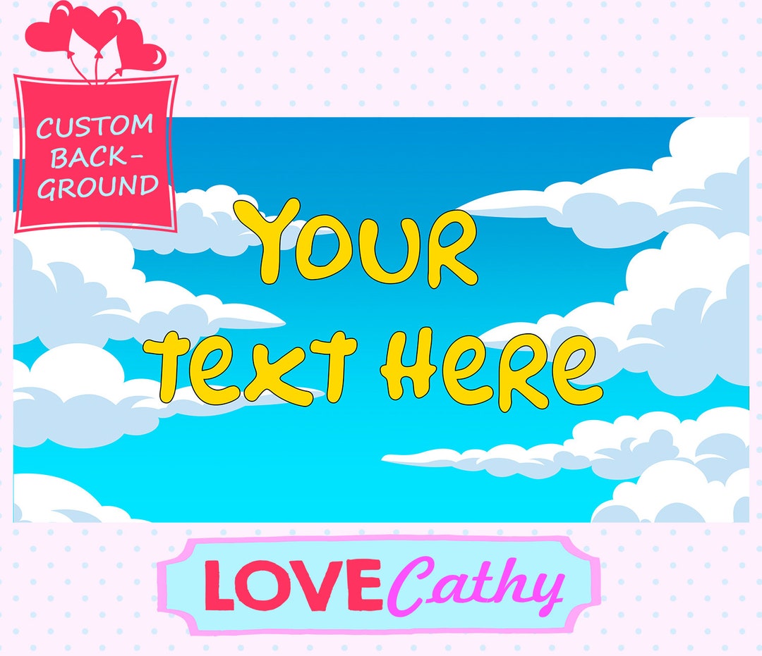 Clouds Background, Digital Background, Self Customizable, JPEG ...