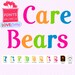 Care Bears Care Bears Font Clipart Digital PNG Printable - Etsy
