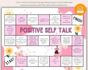 Self-esteem & Confidence Building Board Game for Kids | SEL Counseling ...