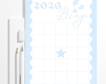 Canva Bingo Card Template - Etsy