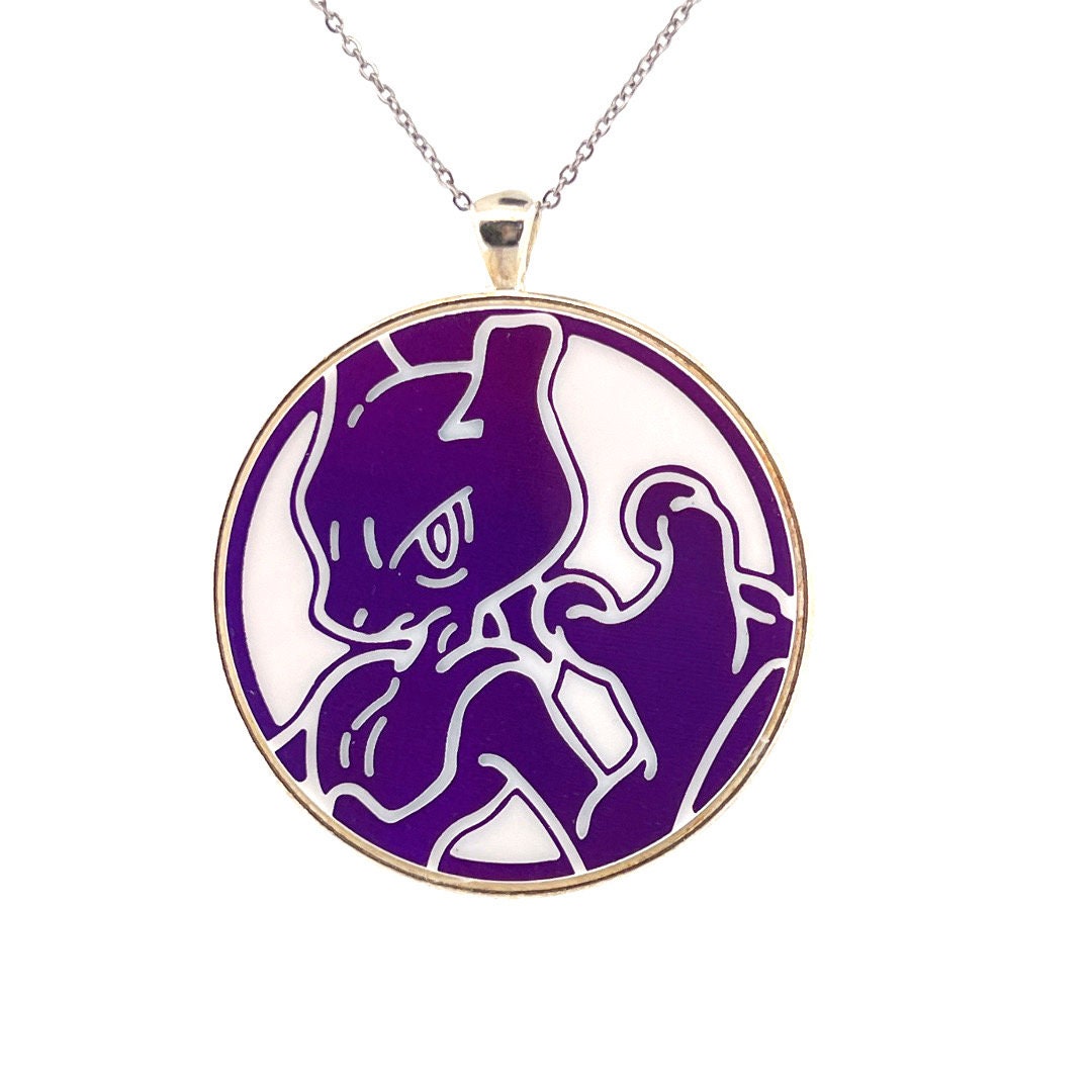 Pokémon Upcycled 50mm Medallion Mewtwo Purple Holofoil Jumbo Coin ...