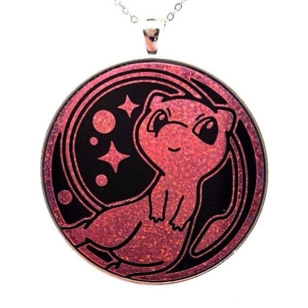 Pokémon Upcycled 50mm Medallion Mew 151 Ultra Premium Pink Confetti ...