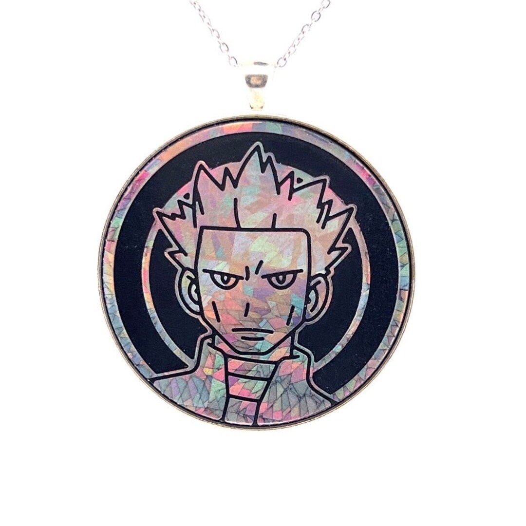 TRAINER Cyrus Medallion Necklace : Upcycled Jumbo Pokémon Coin - Etsy