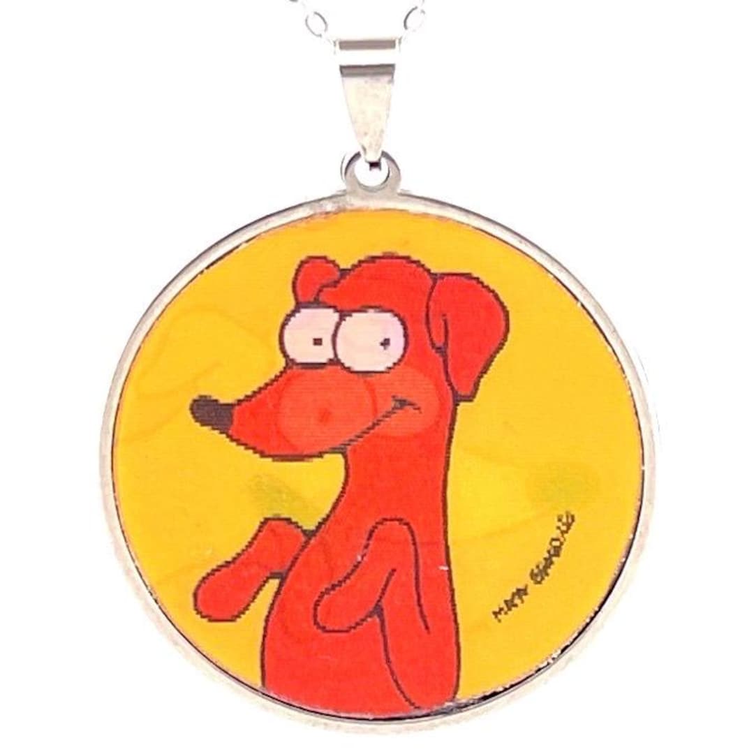 The Simpsons Upcycled 40mm Pendant Vintage 1996 Limited Edition Magic ...