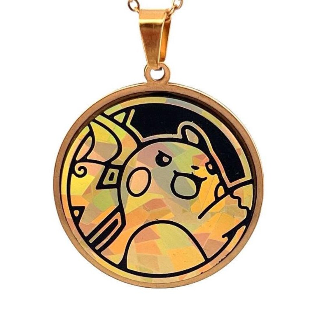 Raichu GX Pendant Necklace : Upcycled Regular Pokémon Coin - Etsy