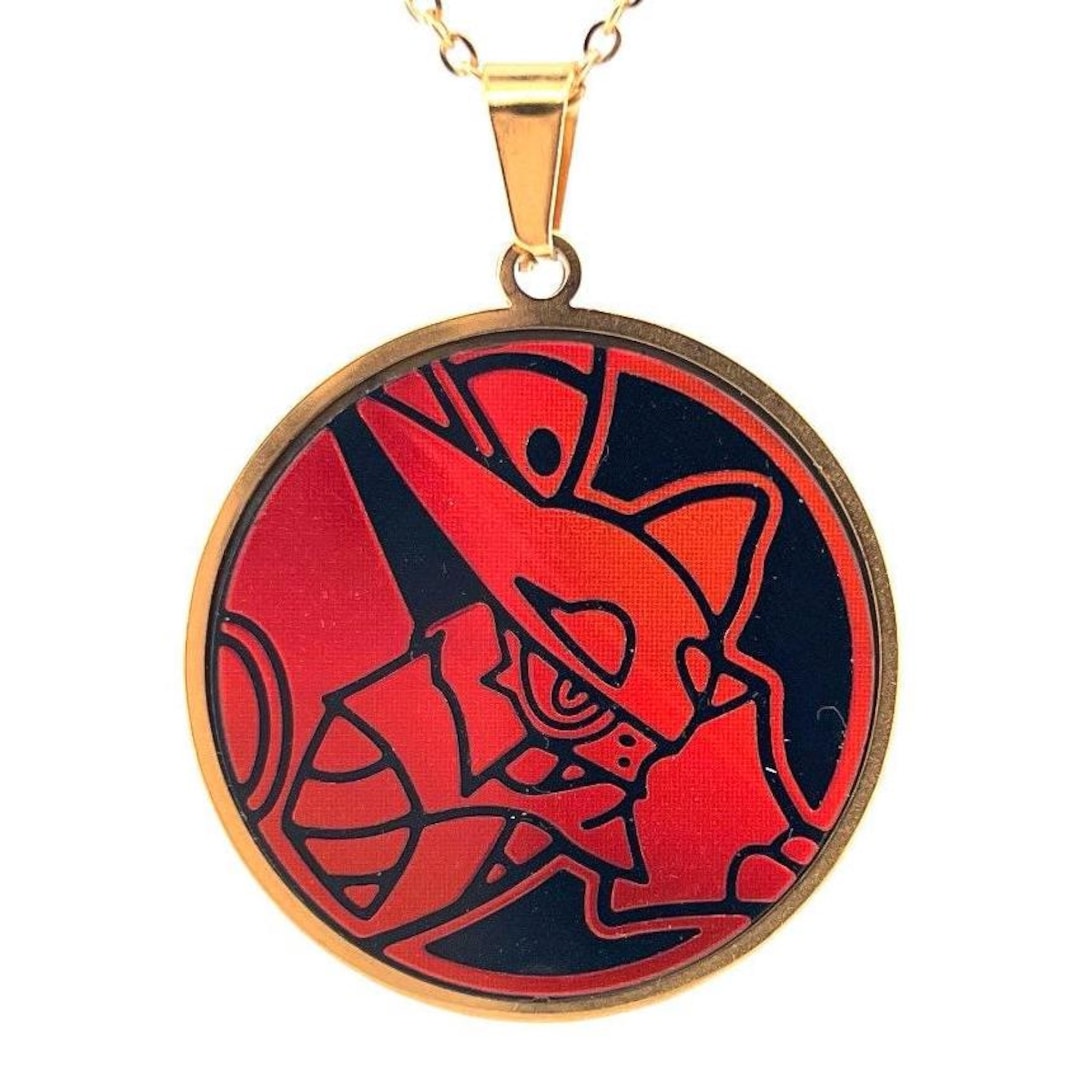 Pokémon Upcycled 35mm Pendant Volcanion Red Mirror Holofoil Coin - Etsy
