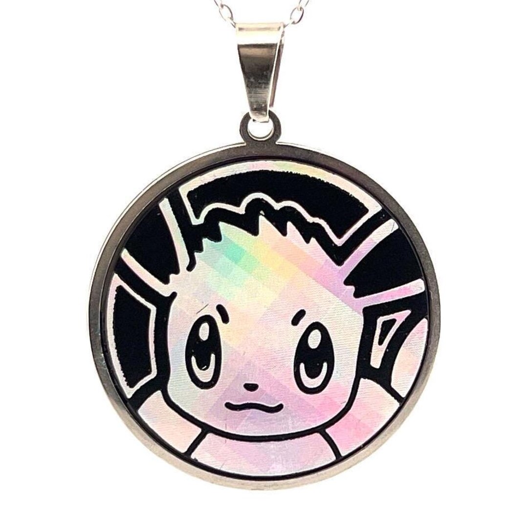 Pokémon Upcycled 35mm Pendant Pikachu Eevee Limited Edition Silver ...