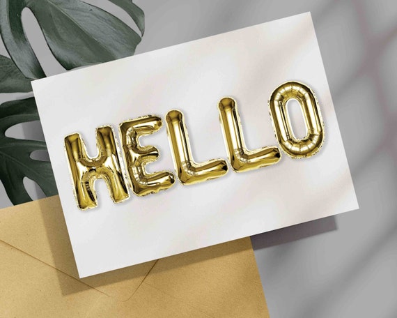 Printable Greeting Card Set Instant Download Card Minimalist | Etsy