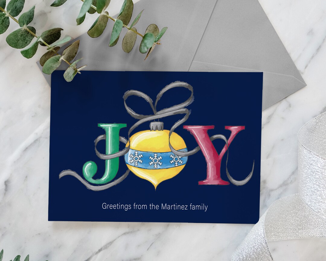 Printable Christmas Card Template, Instant Download Editable Card ...
