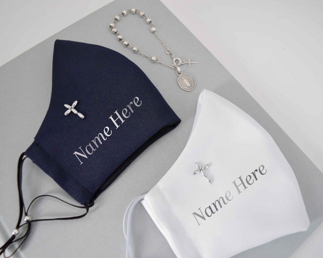 Personalized First Communion Mask for Kids, for Girls, Boys, and Adults ...