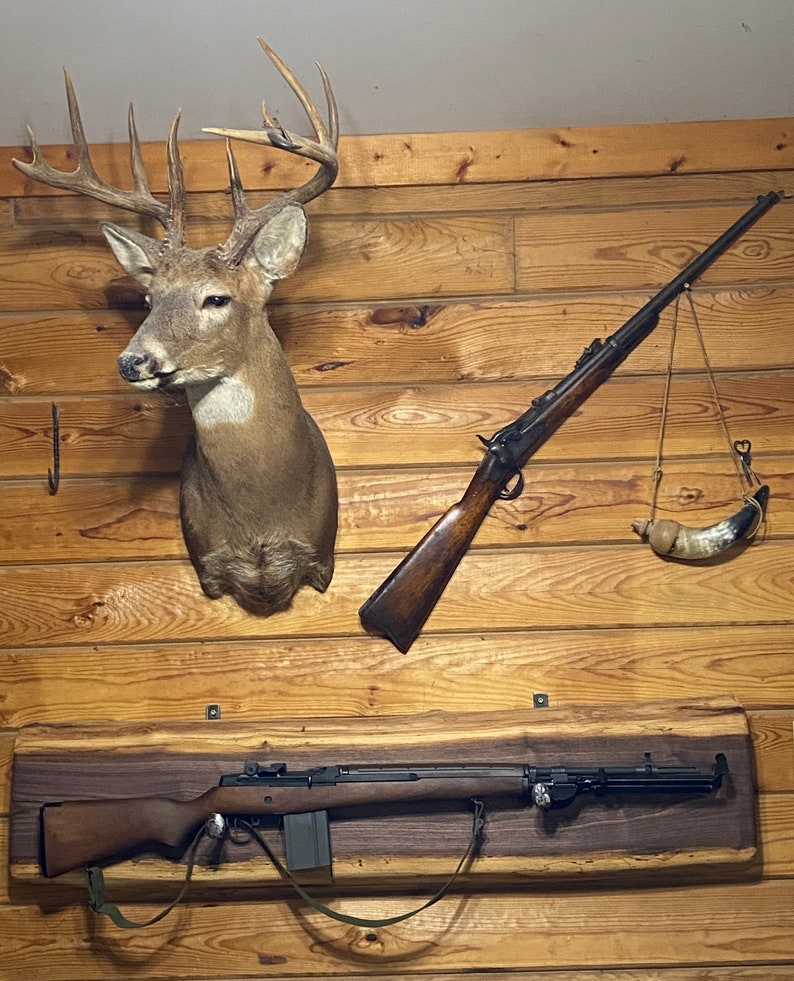 Rustic Rifle Display Rack - Etsy