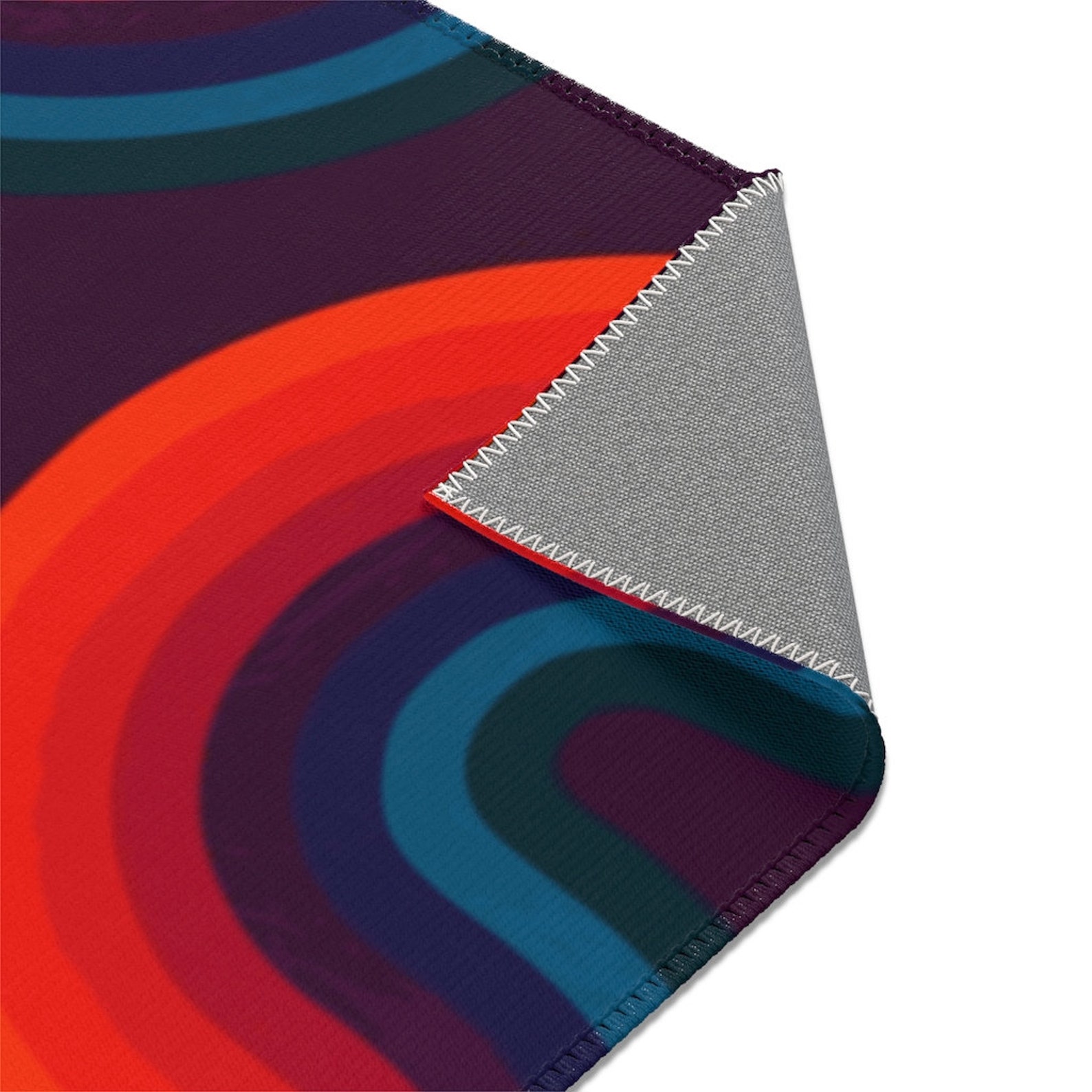 Mod Abstract Area Rugs Retro Vintage Funky Boho Carpet 3 | Etsy