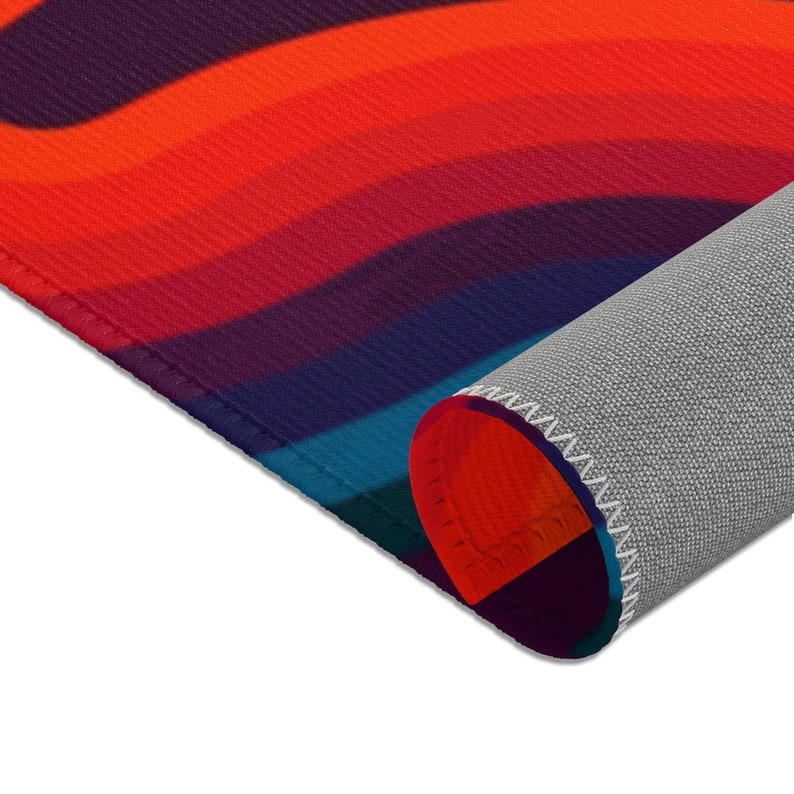 Mod Abstract Area Rugs Retro Vintage Funky Boho Carpet 3 | Etsy