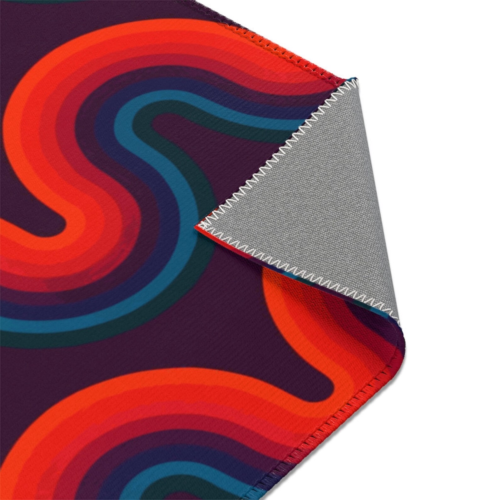 Mod Abstract Area Rugs Retro Vintage Funky Boho Carpet 3 | Etsy