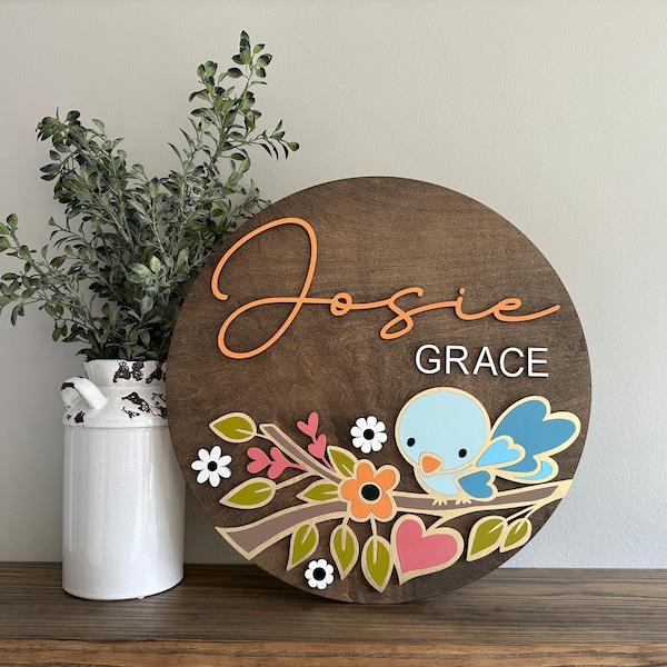 Custom Nursery Sign - Etsy