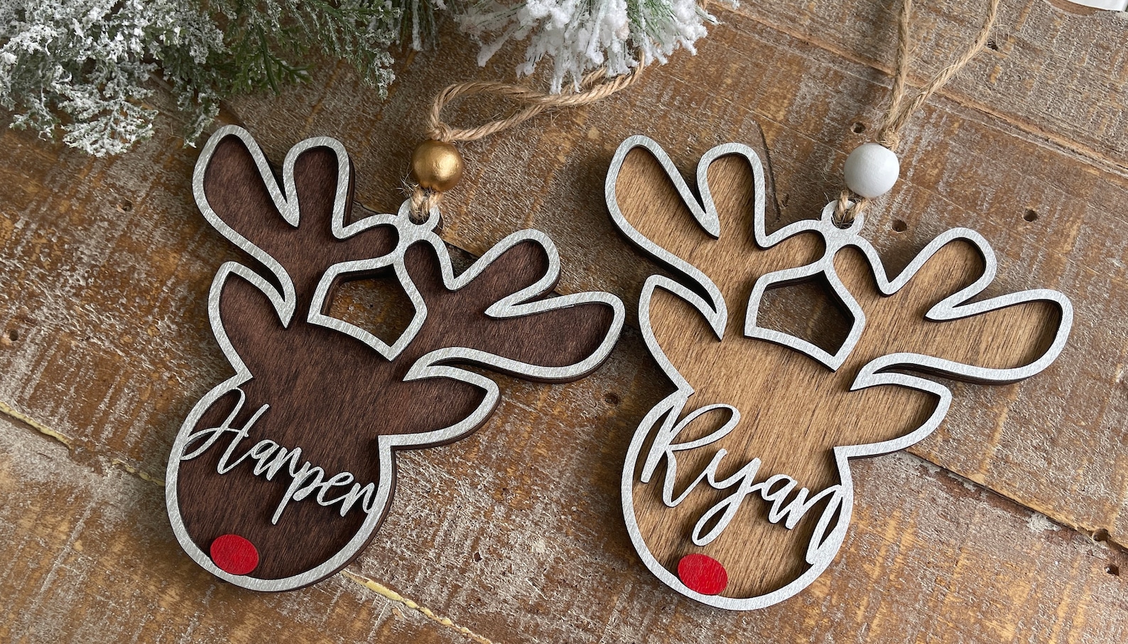 Custom 3D Stocking Tag, Custom 3D Ornament, Personalized Stocking Tag ...