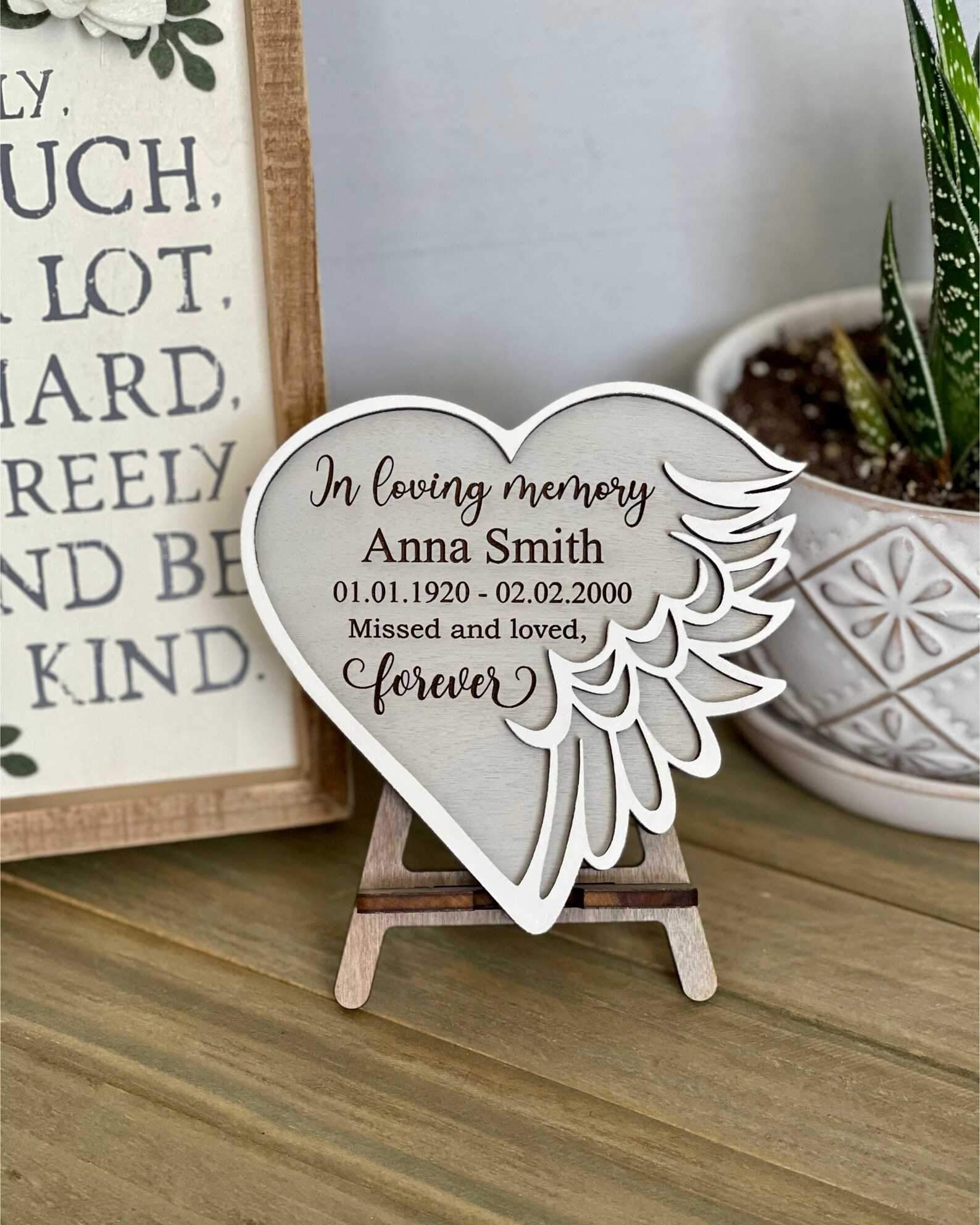 Custom Memorial Plaque - Etsy