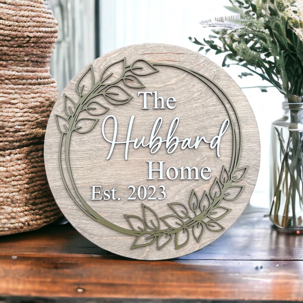 Home Established Sign - Etsy