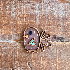 Whimsical Wood Bird Magnet Collection, Bird Accessories, Bird Decor ...