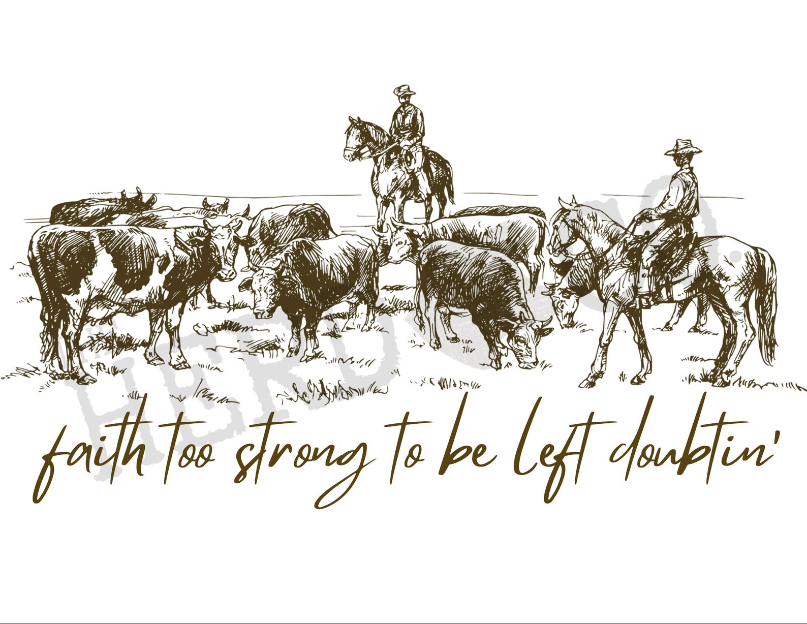 Faith Too Strong to Be Left Doubtin’ PNG - Tyler Childers Png - Triune ...