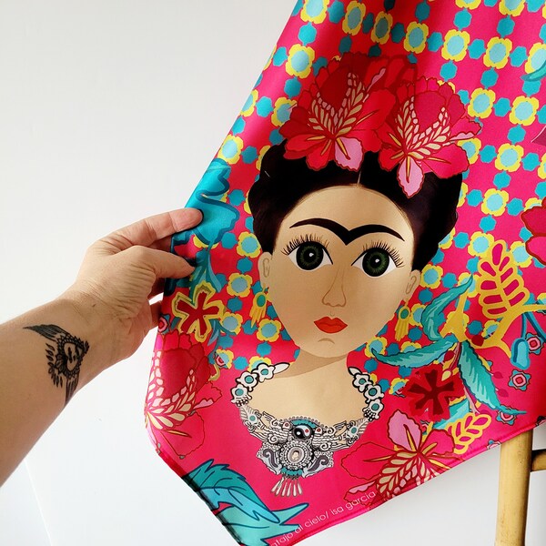 Mexico Silk Scarf - Etsy