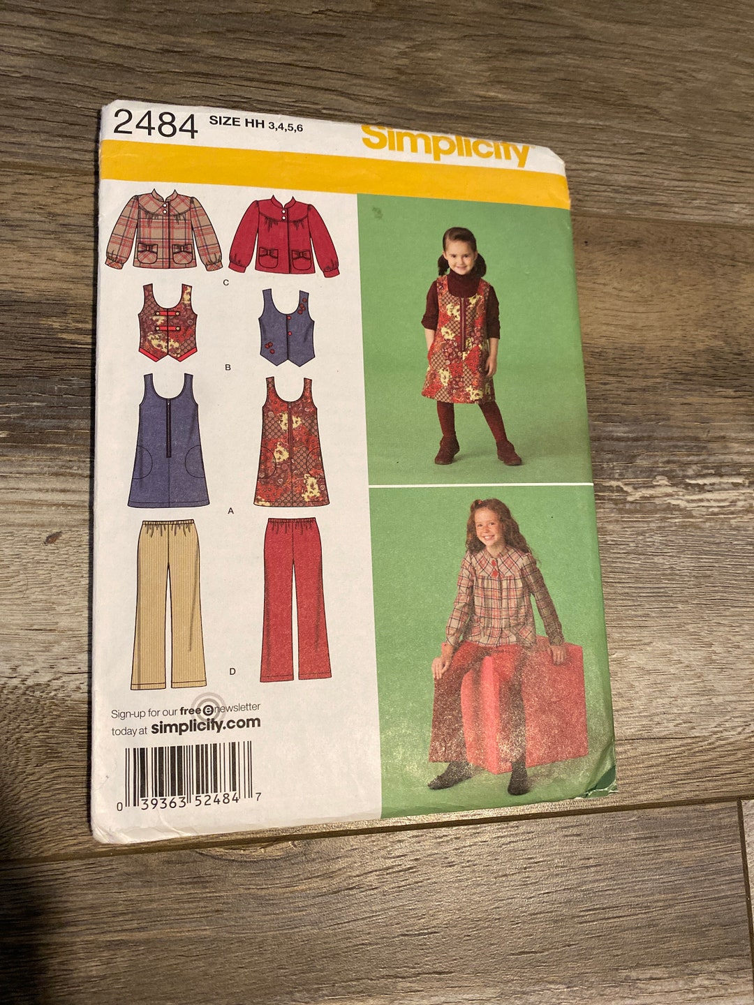 Simplicity 2484 - Etsy