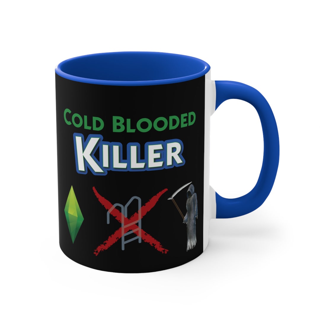 The Sims Cold Blooded Killer Mug Plumbob Pool Ladder Grim Reaper Coffee ...