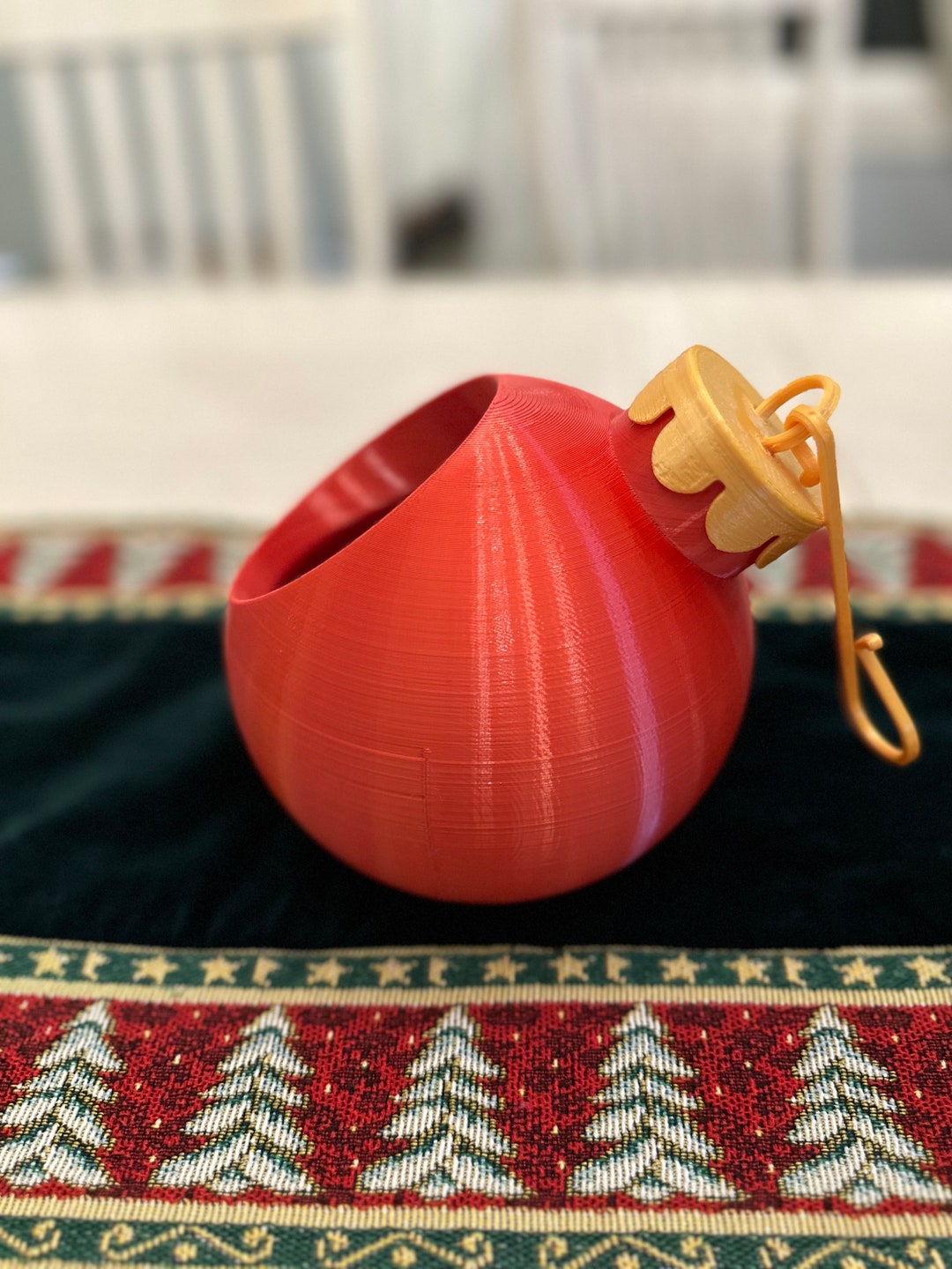 Christmas Tree Bulb Candy Bowl - Etsy