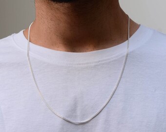 Thin Silver Chain - Etsy