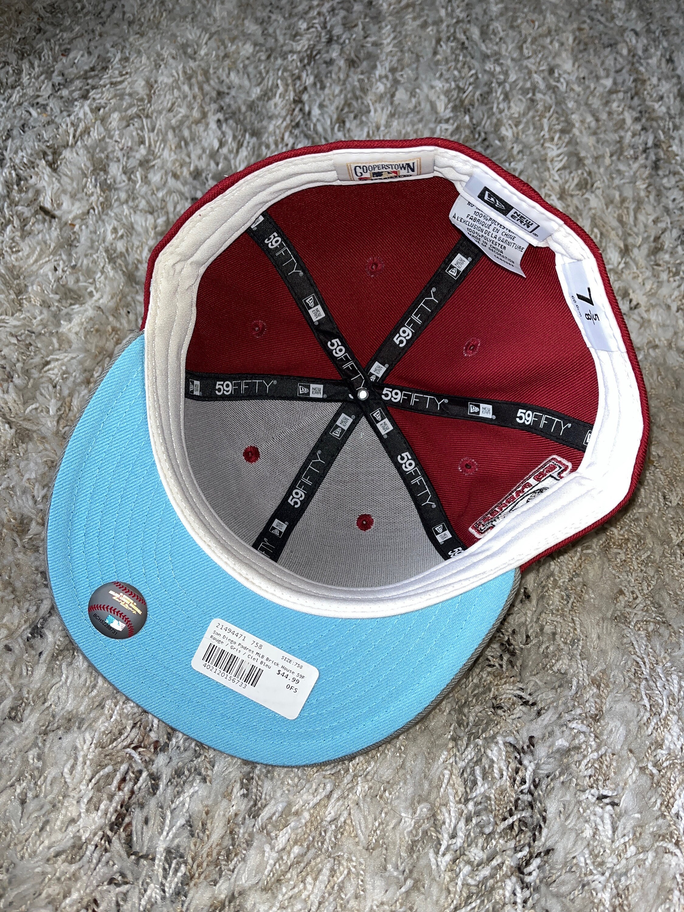 San Diego Padres 7 5/8 Brick House MLB 59FIFTY - Etsy