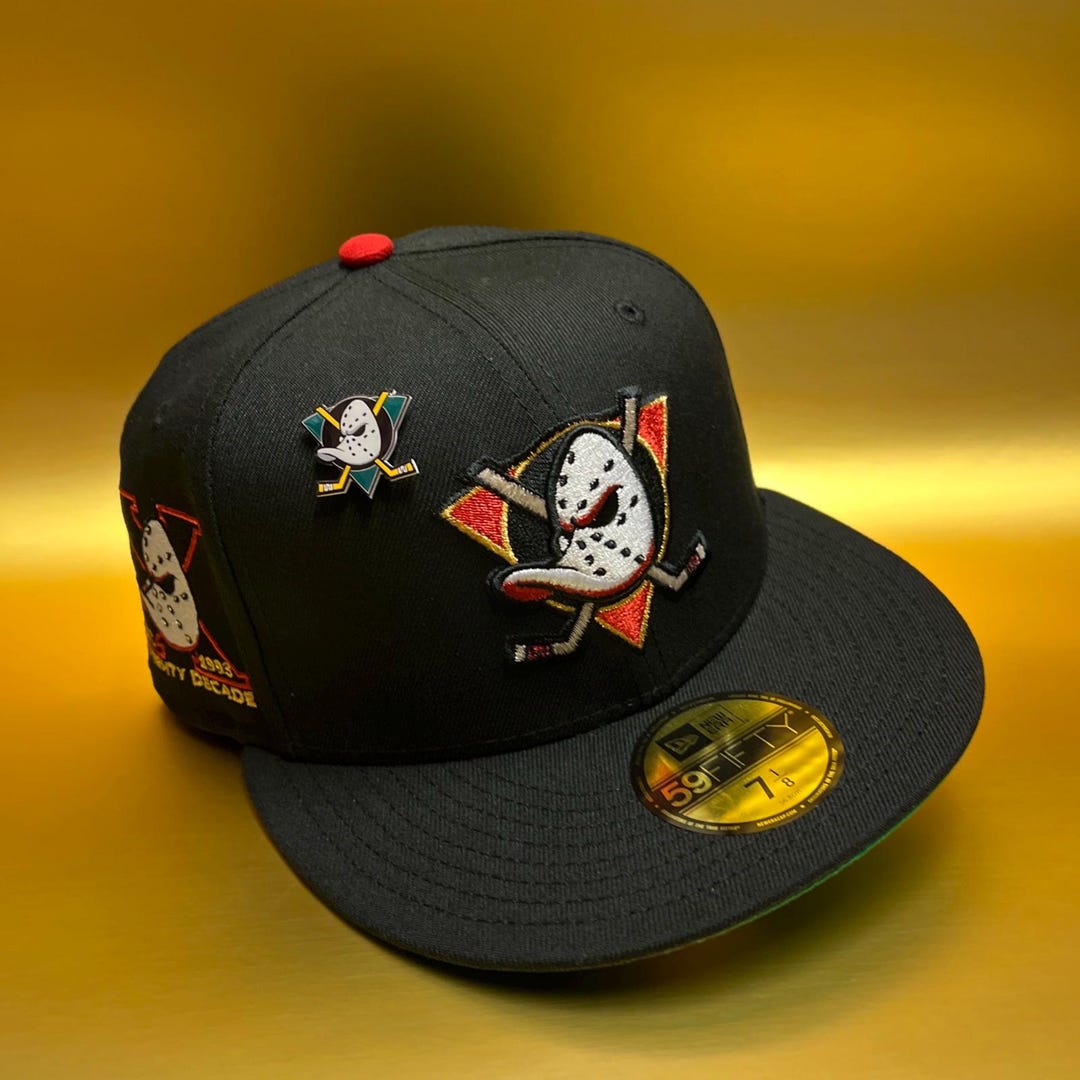 Anaheim Mighty Ducks ‘mighty Decade’ Exclusive New Era 59fifty Hat Cap ...