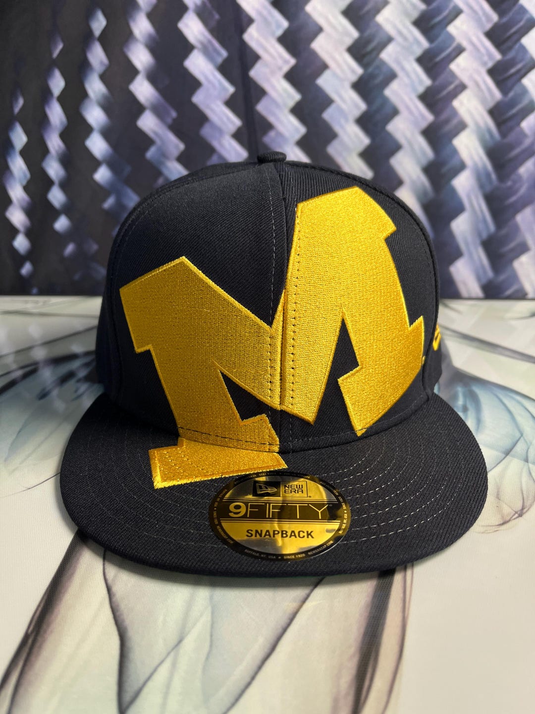 Michigan Wolverines Large Logo New Era 9FIFTY Snapback - Etsy