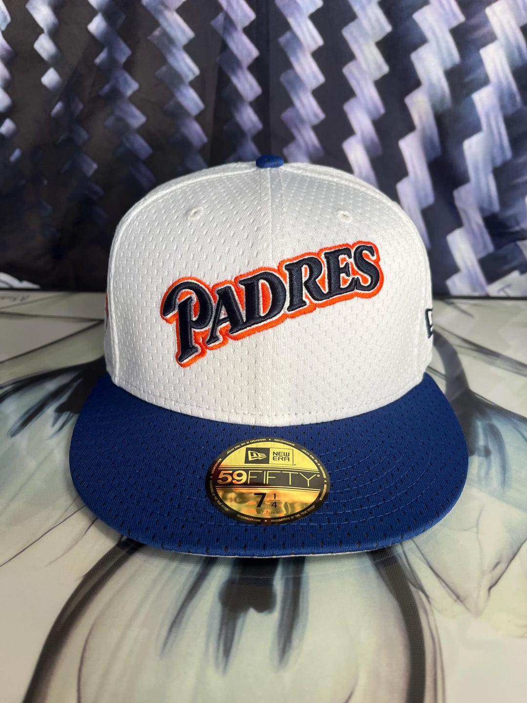 San Diego Padres 7 1/4 59fifty New Era Mess Hat - Etsy