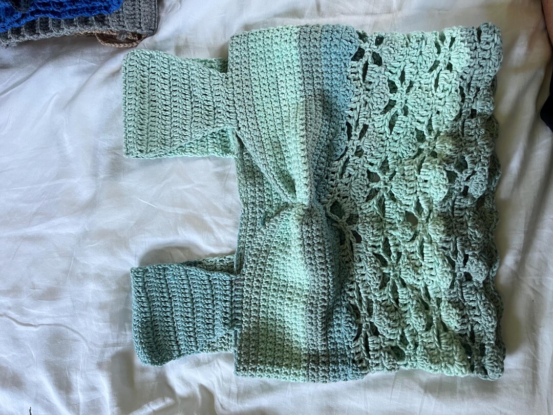 Crochet Floral Color Changing Top - Etsy