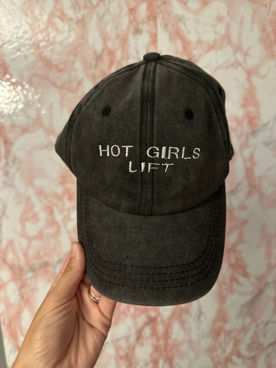 Embroidered Hot Girls Lift Hat, Baseball Hat, Vintage Hat, High ...