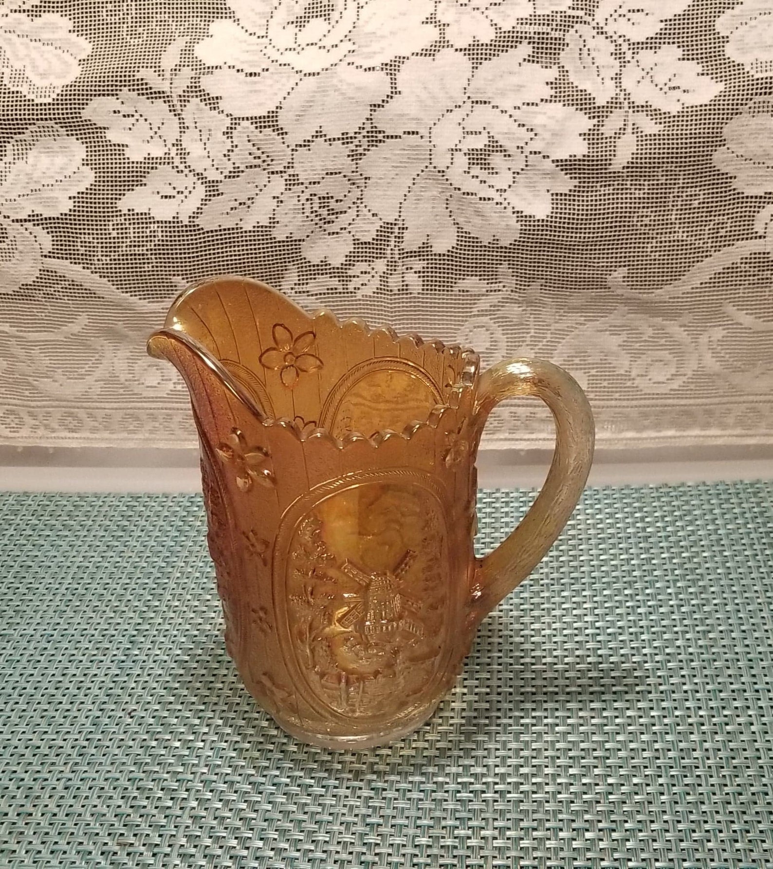 Imperial Glass Windmill Marigold Carnival Glass Pitcher - Etsy