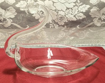 Vintage Swan Bowl - Etsy