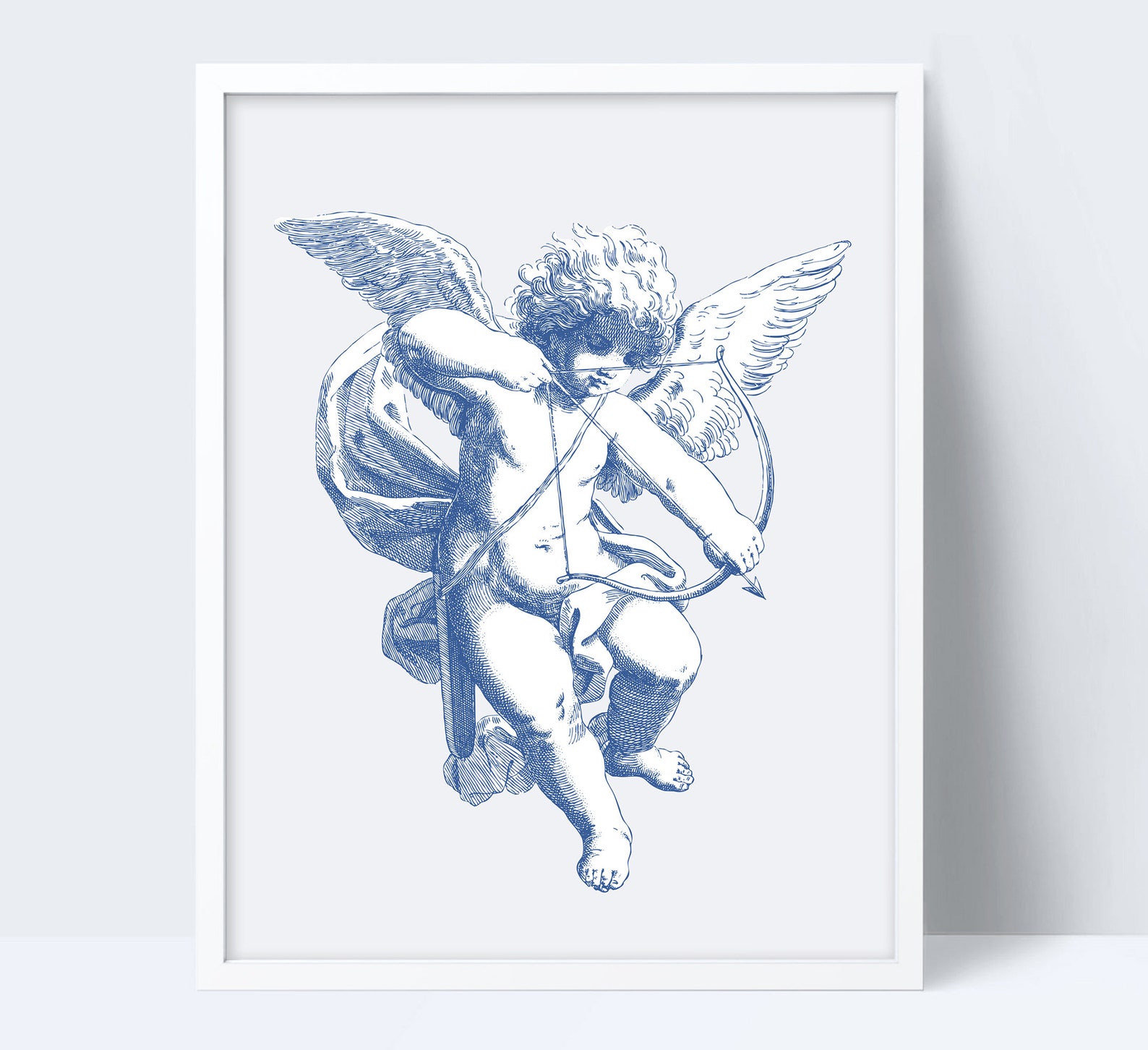 Vintage Cherub Printable Wall Art Cupid Wall Decor Print - Etsy