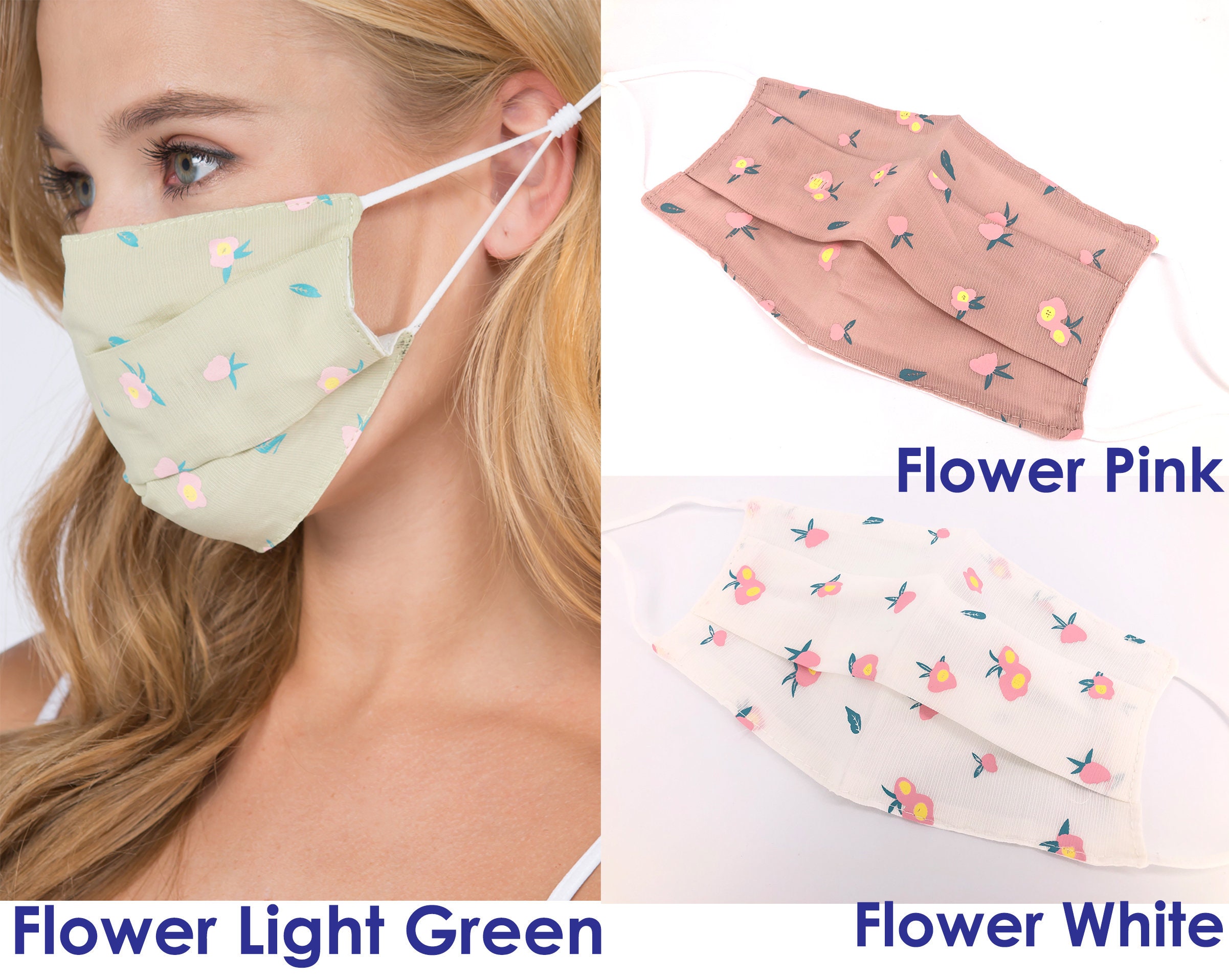 Washable Reusable and Multi Layered Face Covering Mask Made | Etsy