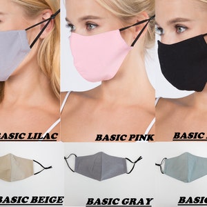 Washable, Reusable and Multi Layered Face Covering Mask Made in USA ...