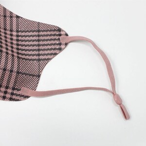 Checker Winter Face Mask Washable Reusable Made in USA Top - Etsy