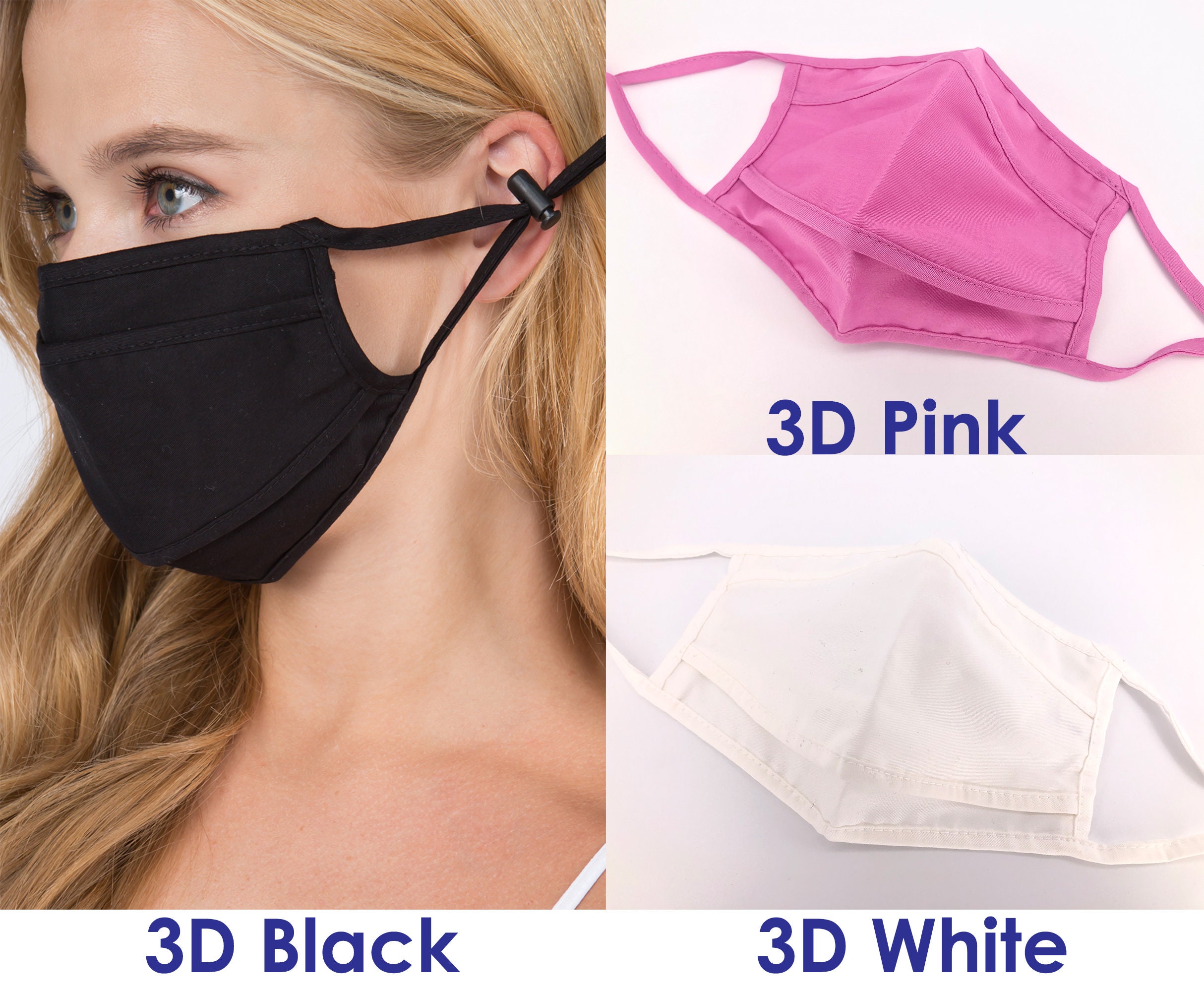 Washable Reusable and Multi Layered Face Covering Mask Made | Etsy