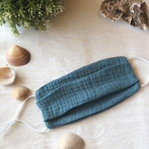 Soft Muslin Gauze Mask Adjustable Ear Loop Face Mask / Adult and Kids ...