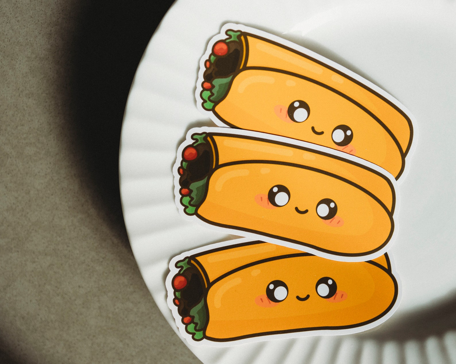 Burrito - Matte Vinyl Sticker - Water Resistant - Etsy