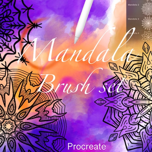 Mandala Procreate Brush Stamp/ Brash for Procreate/ Ornate - Etsy