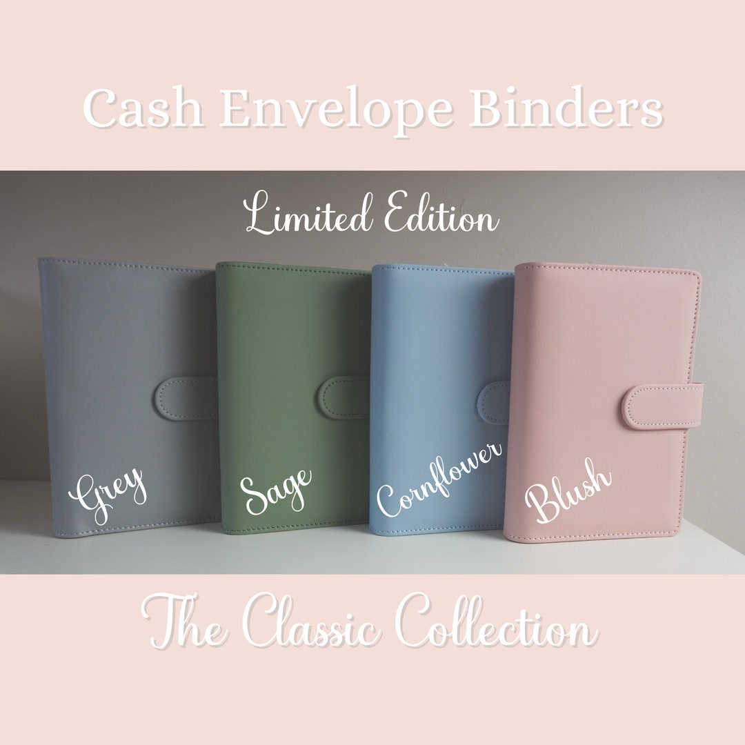 CASH BINDER With 6 ENVELOPES |budget Binder|budget Planner|cash Wallets ...