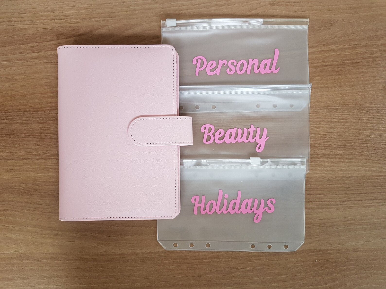 Pink CASH ENVELOPES & BINDER Cash Wallets. A6 Ring Binder | Etsy