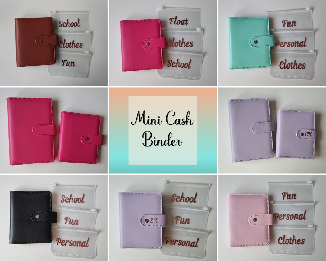 MINI CASH ENVELOPES Binder Starter Bundle| Cash Wallets| Budget Binder ...